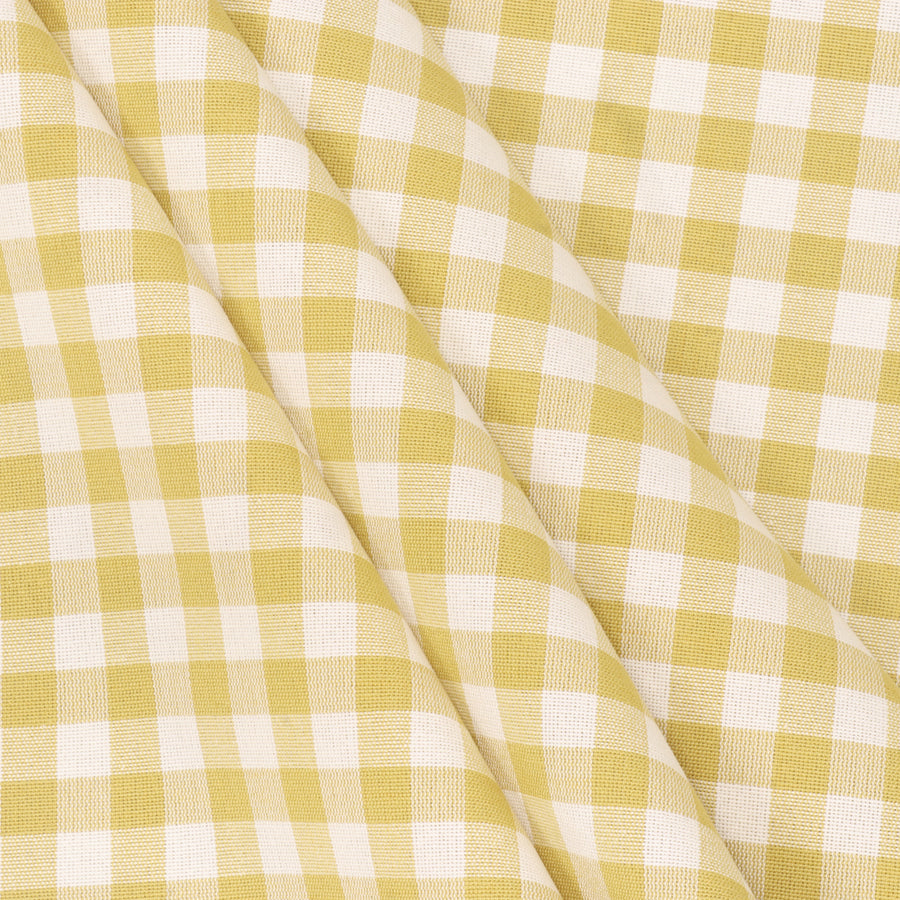 Gingham Check Fabric - Yellow – Foy & Co Interiors