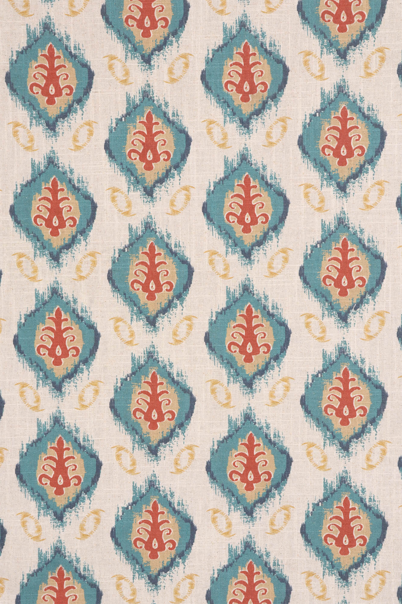 Chess Designs Bukari Kingfisher Fabric – Foy & Co Interiors
