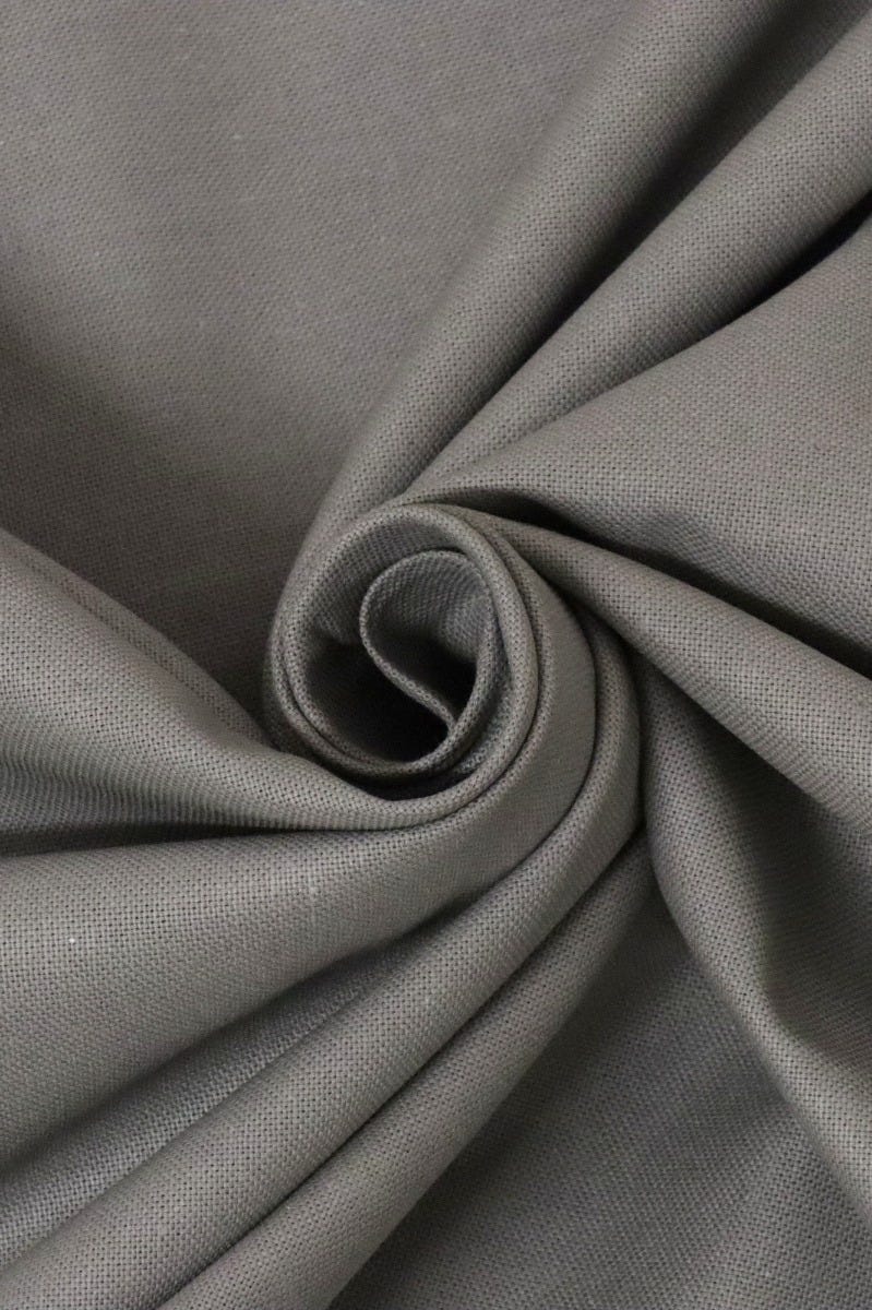 Double Width 100% Cotton Steel Fabric – Foy & Co Interiors