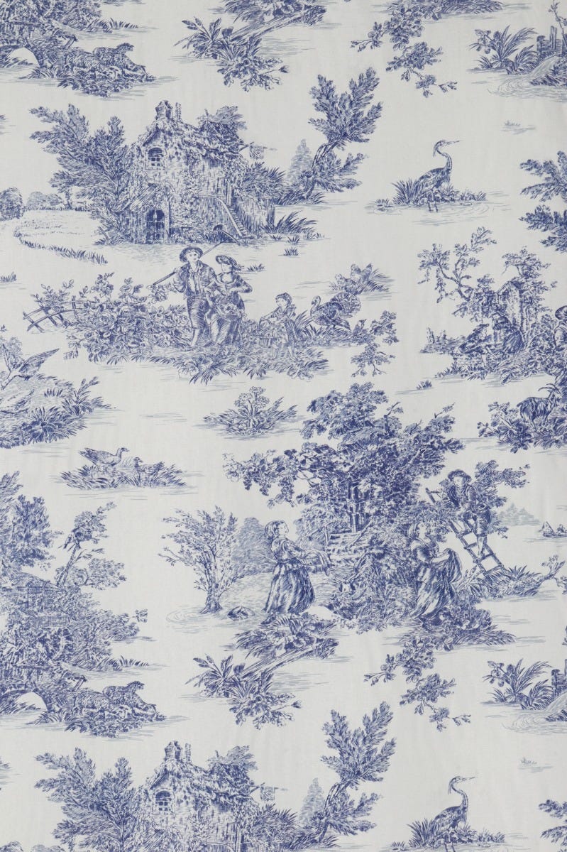 Toile De Jouy Fabric Online | UK Delivery | Foy & Co Interiors