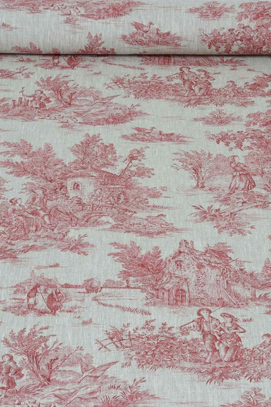 Toile De Jouy Fabric Online | UK Delivery | Foy & Co Interiors