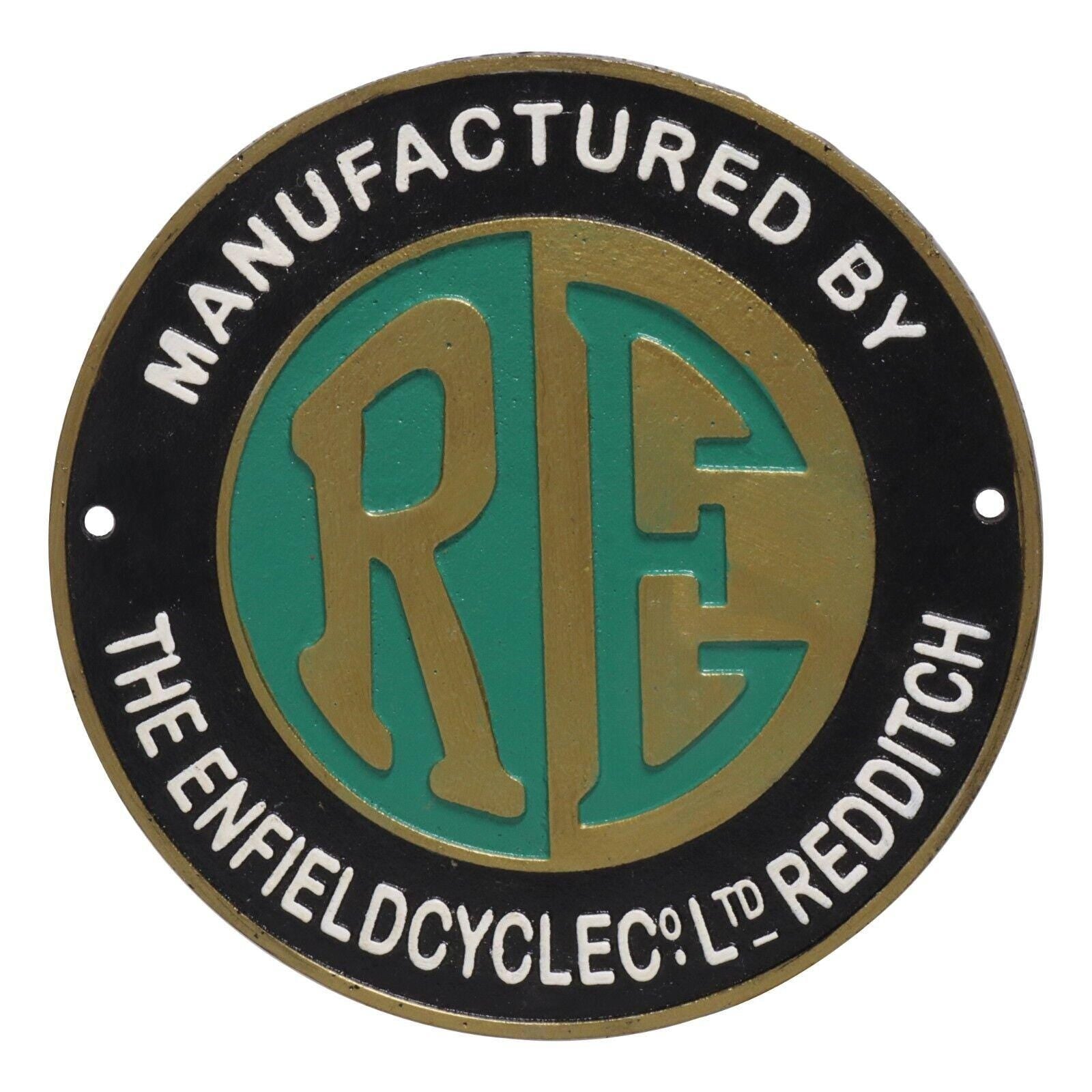 Royal Enfield Motorcycles Cast Iron Wall Sign – Foy & Co Interiors