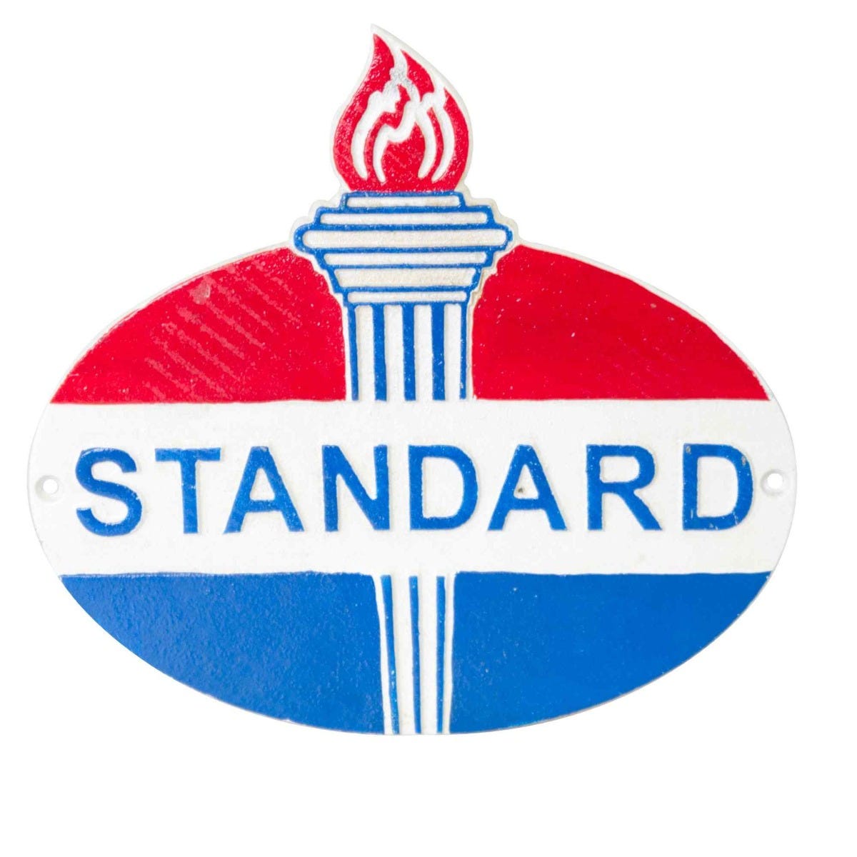 Standard Motor Oil Vintage Cast Iron Wall Sign – Foy & Co Interiors